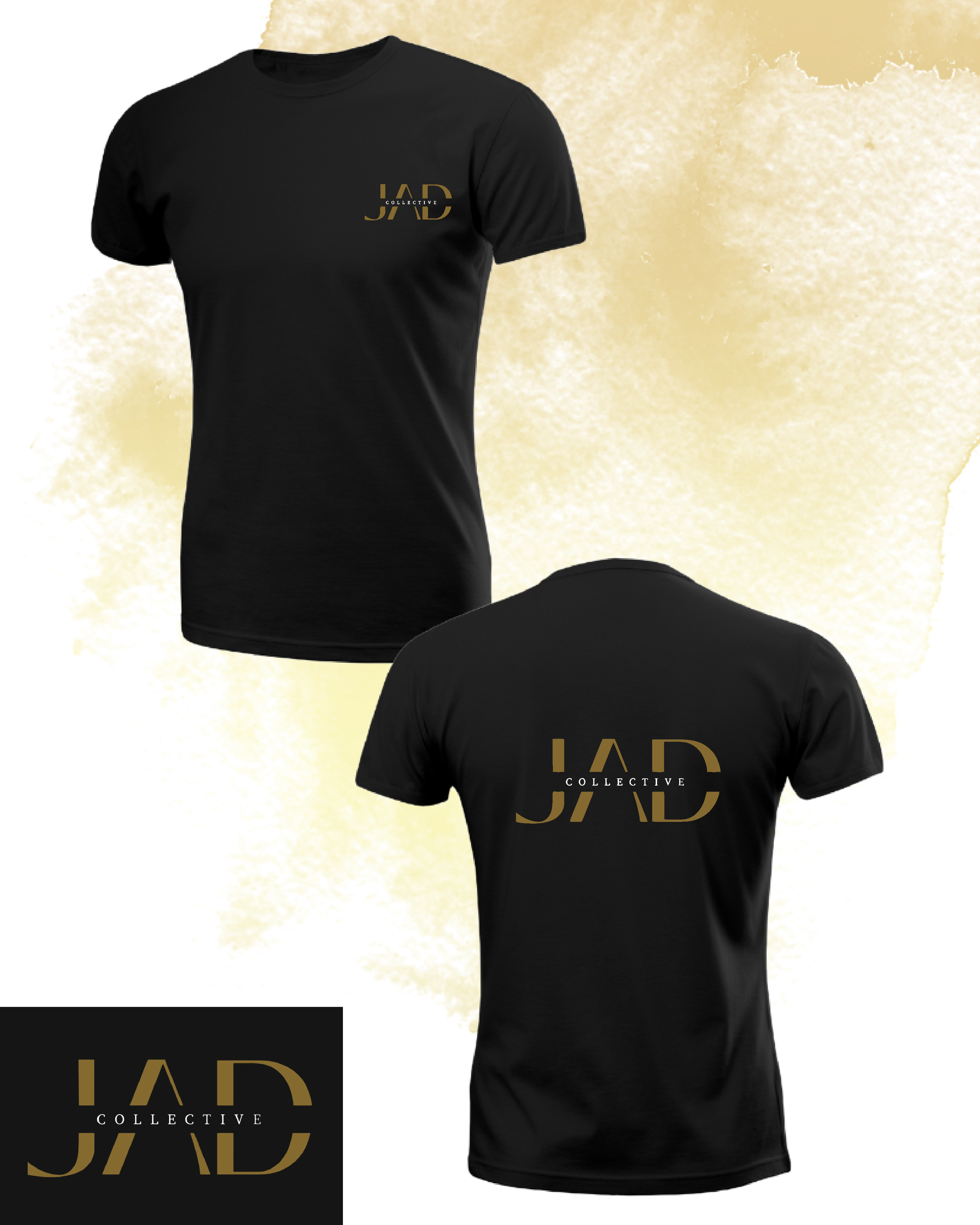 JAD Collective Logo Black T-Shirt – La Pointe Boutique
